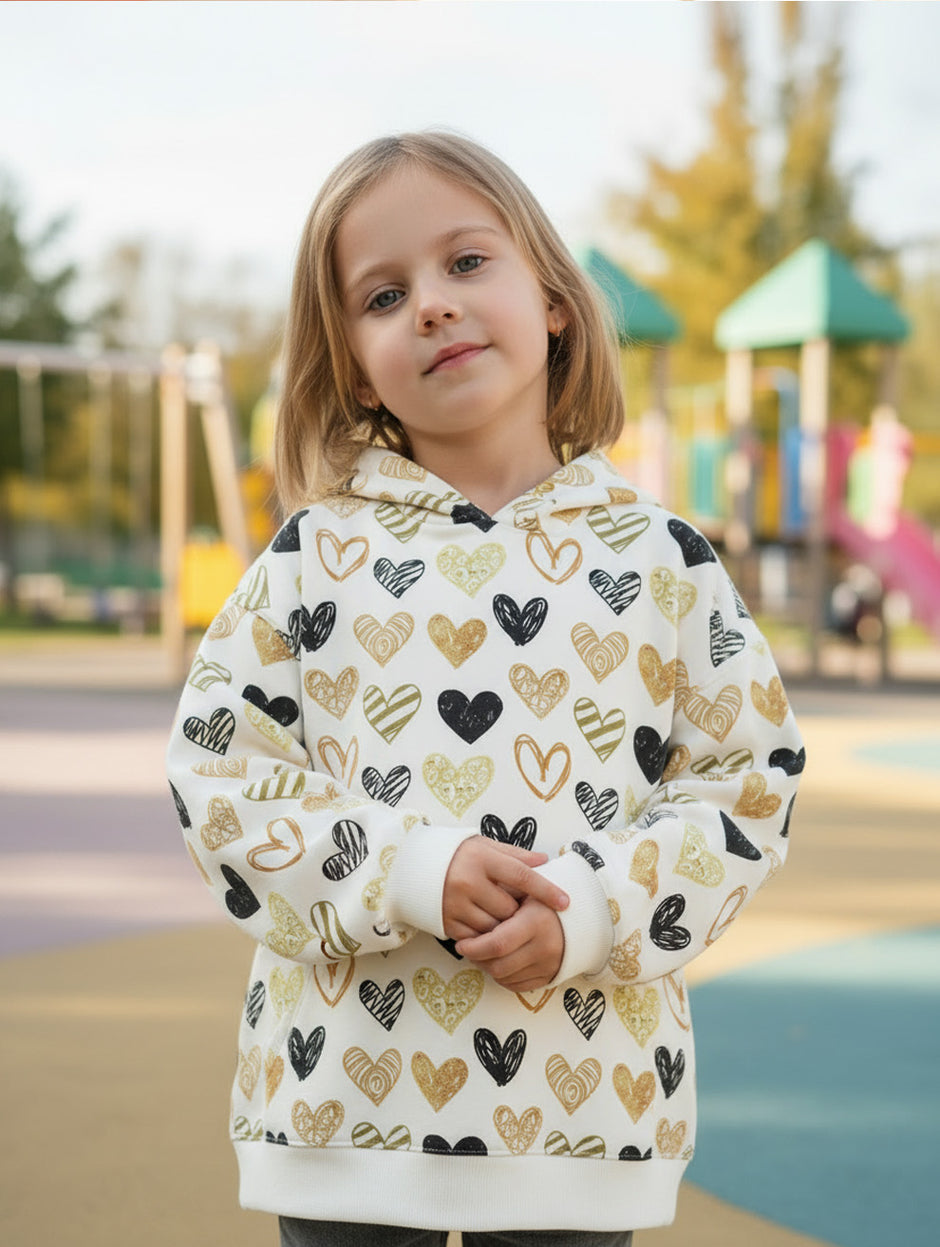 Girls Printed Hoodie – Streetlay