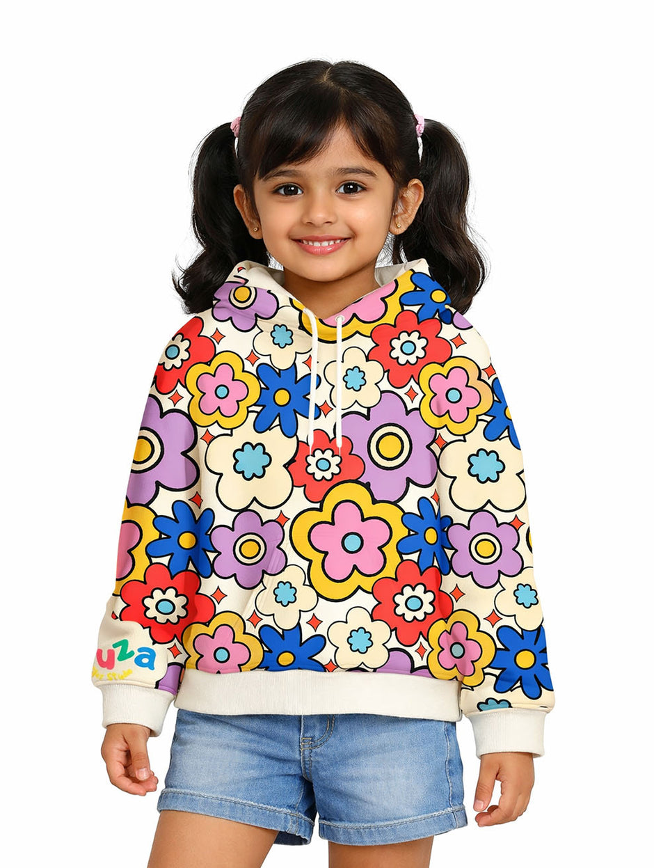 Girls Printed Hoodie – Streetlay